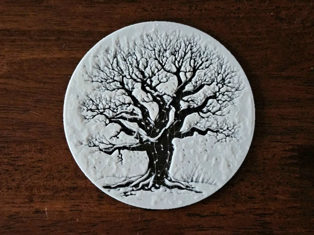 Lone Tree Coaster by Yandalf - MakerWorld