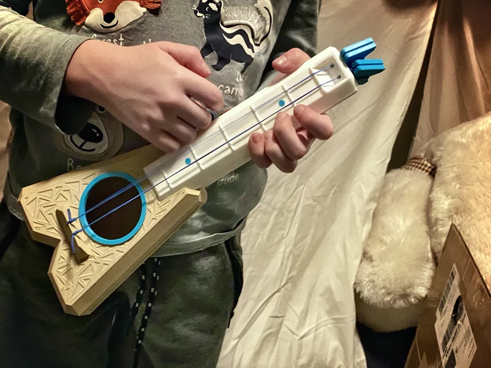 Gumulele - Rubber Band Ukulele / Guitar Instrument - Free 3D Print ...