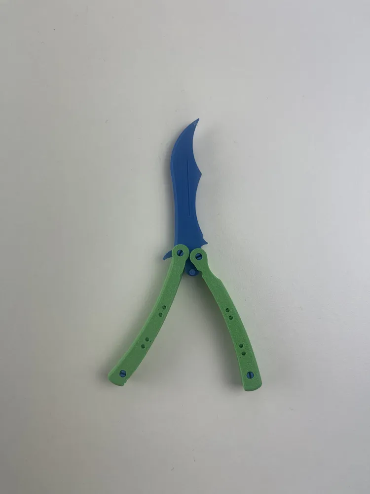 Mini Butterfly Knife Fidget Toy by Yllafo MakerWorld: Download Free 3D Models