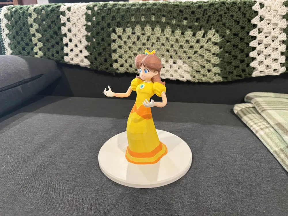 Princess Daisy Phone Stand - Free 3D Print Model - MakerWorld