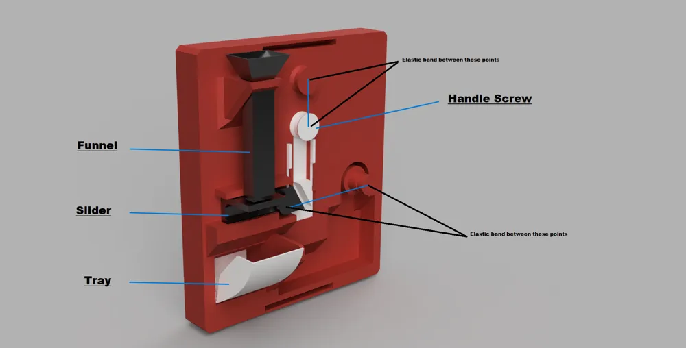 Candy / Pill Dispenser - WAAMBULANCE Alarm V2 by SamiSpiller MakerWorld ...