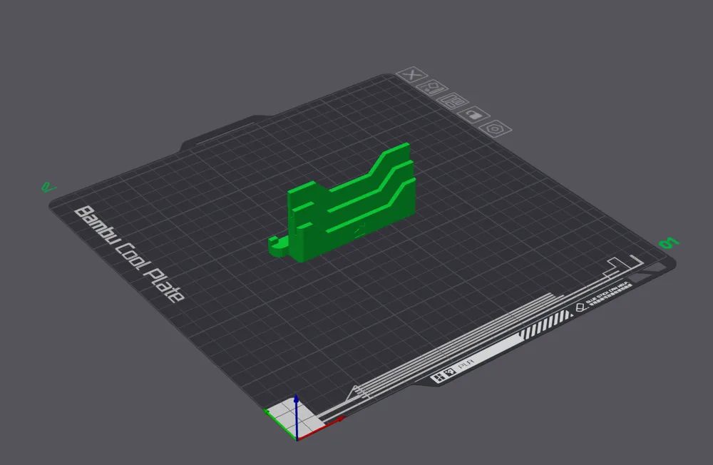 2 Plates - Plate Holder for Bambu P1P P1S X1 X1C X1E Cool Textured ...