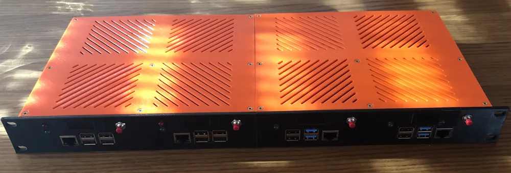 19" rack case for 4 Raspberry Pi and PSU - Free 3D Print Model - MakerWorld