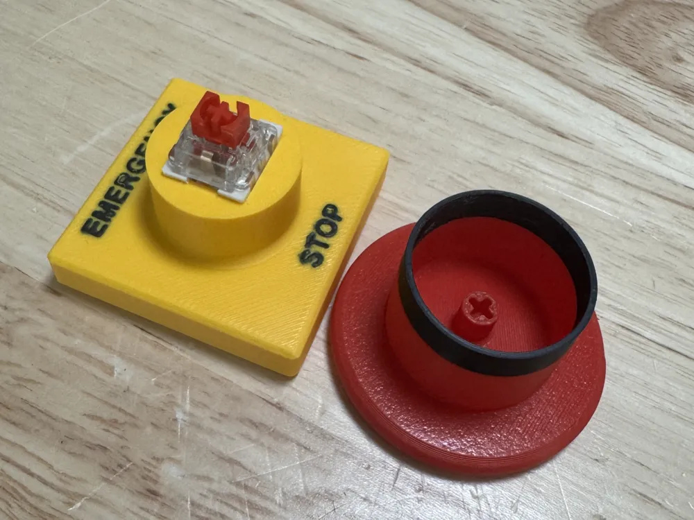 E-Stop Emergency Stop Button Fidget Clicker by tooling_lee - MakerWorld