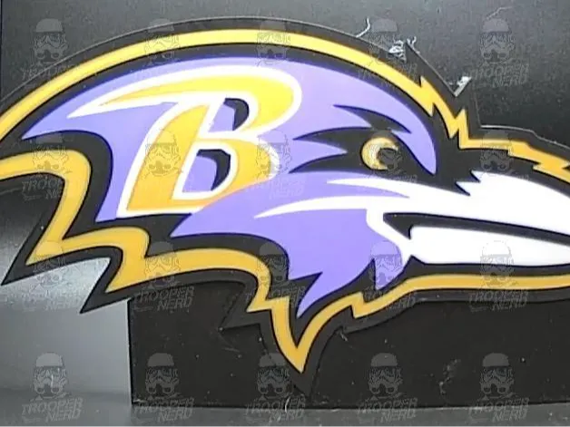 Baltimore Ravens Lightbox by TrooperNerd MakerWorld: Download Free 3D ...