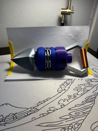 HookShot from: Legend of Zelda Ocarina of time by ThatGuyPrints MakerWorld: Download Free 3D Models