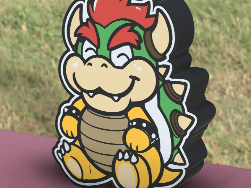 Bowser Light box by SuptandMakerWorld: Download Free 3D Models