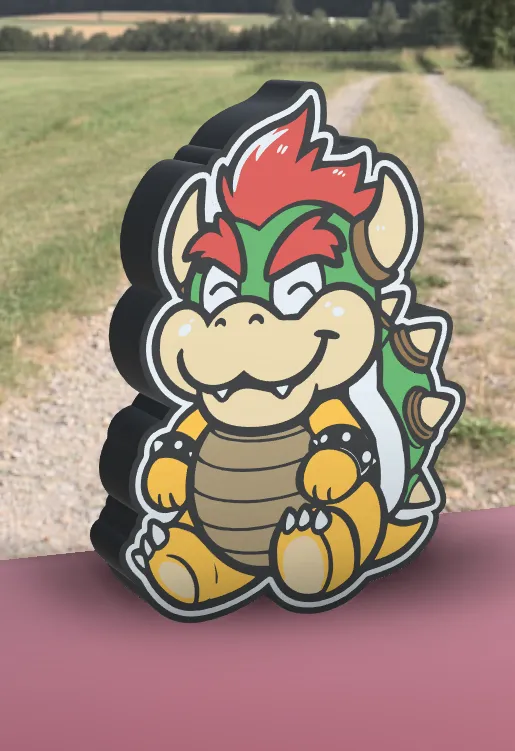 Bowser Light box by SuptandMakerWorld: Download Free 3D Models