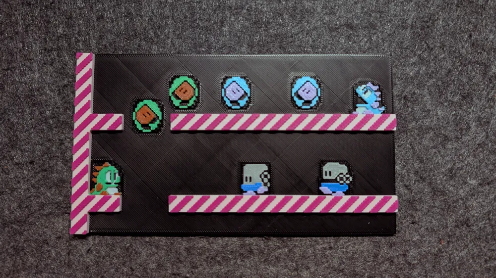 Bubble Bobble Wall Art by LayeredPixels by Tomas MakerWorld: Download Free 3D Models