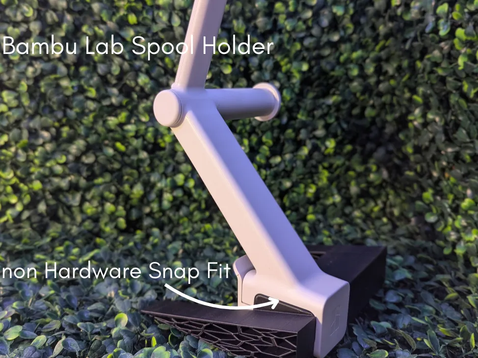 Voronoi Bambu Lab Spool Holder by 3D RIO - MakerWorld