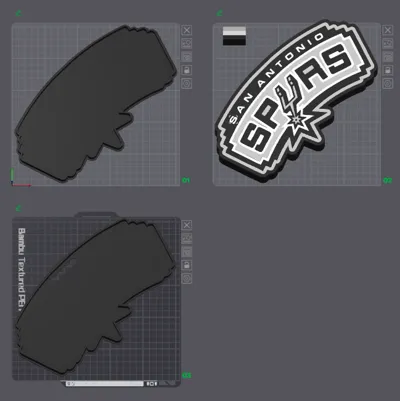 San Antonio Spurs Coaster by miker73 - MakerWorld