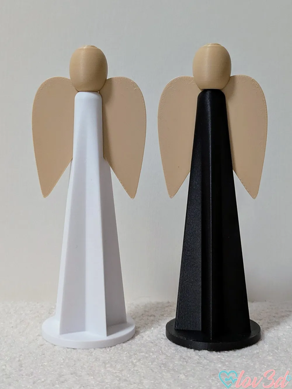 Minimalist Cone Angel Figurine by lov3d MakerWorld: Download Free 3D Models
