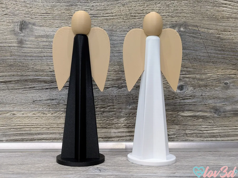 Minimalist Cone Angel Figurine by lov3d MakerWorld: Download Free 3D Models
