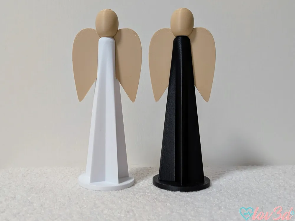 Minimalist Cone Angel Figurine by lov3d MakerWorld: Download Free 3D Models