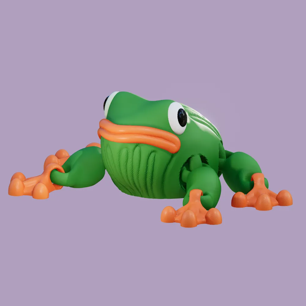 Goofy ahh articulated frog by Pipponji - MakerWorld