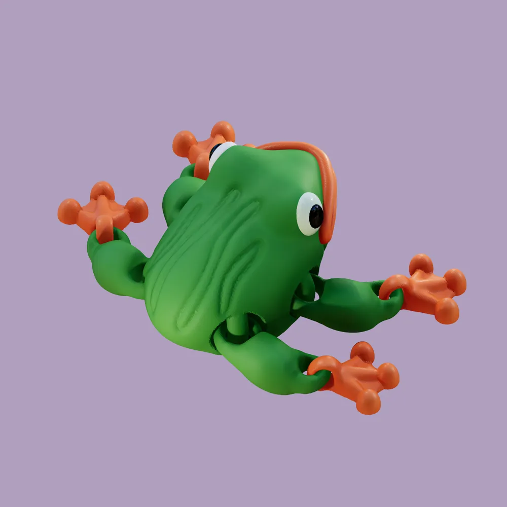 Goofy ahh articulated frog by Pipponji - MakerWorld