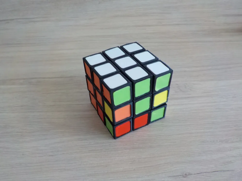 Rubik's cube fully 3D printable with no AMS - Free 3D Print Model ...