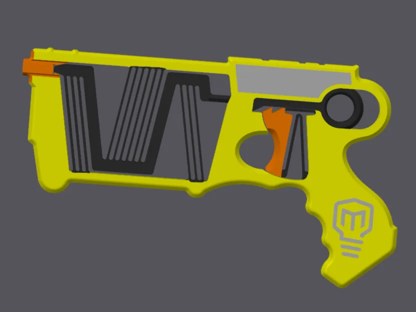 Mark Rober Blaster NERF Remix + 8 Darts Remixed by DarkHorseDesignWorks - MakerWorld