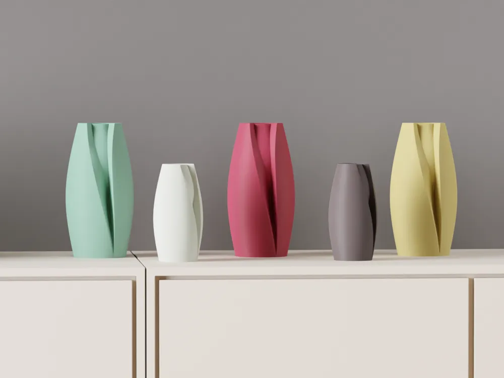 Elegant Vase Modern Home Décor Solid or Vase Mode - Free 3D Print Model ...