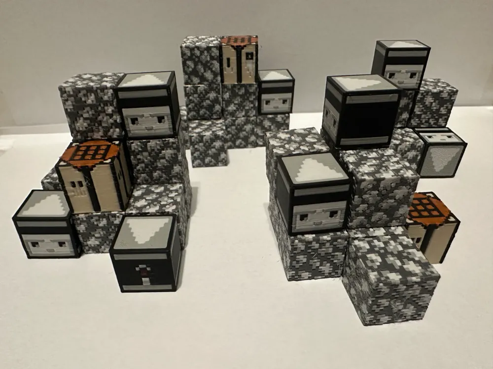 Minecraft Cobblestone Castle by ianMakerWorld: Download Free 3D Models