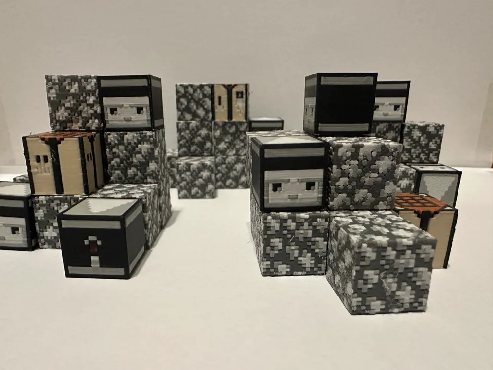 Minecraft Cobblestone Castle by ian MakerWorld: Download Free 3D Models