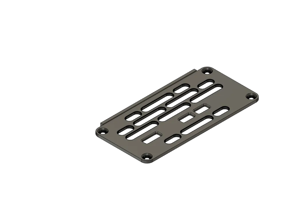 Fractal North Pi Rear Panel for Raspberry Pi Zero by cwurm - MakerWorld