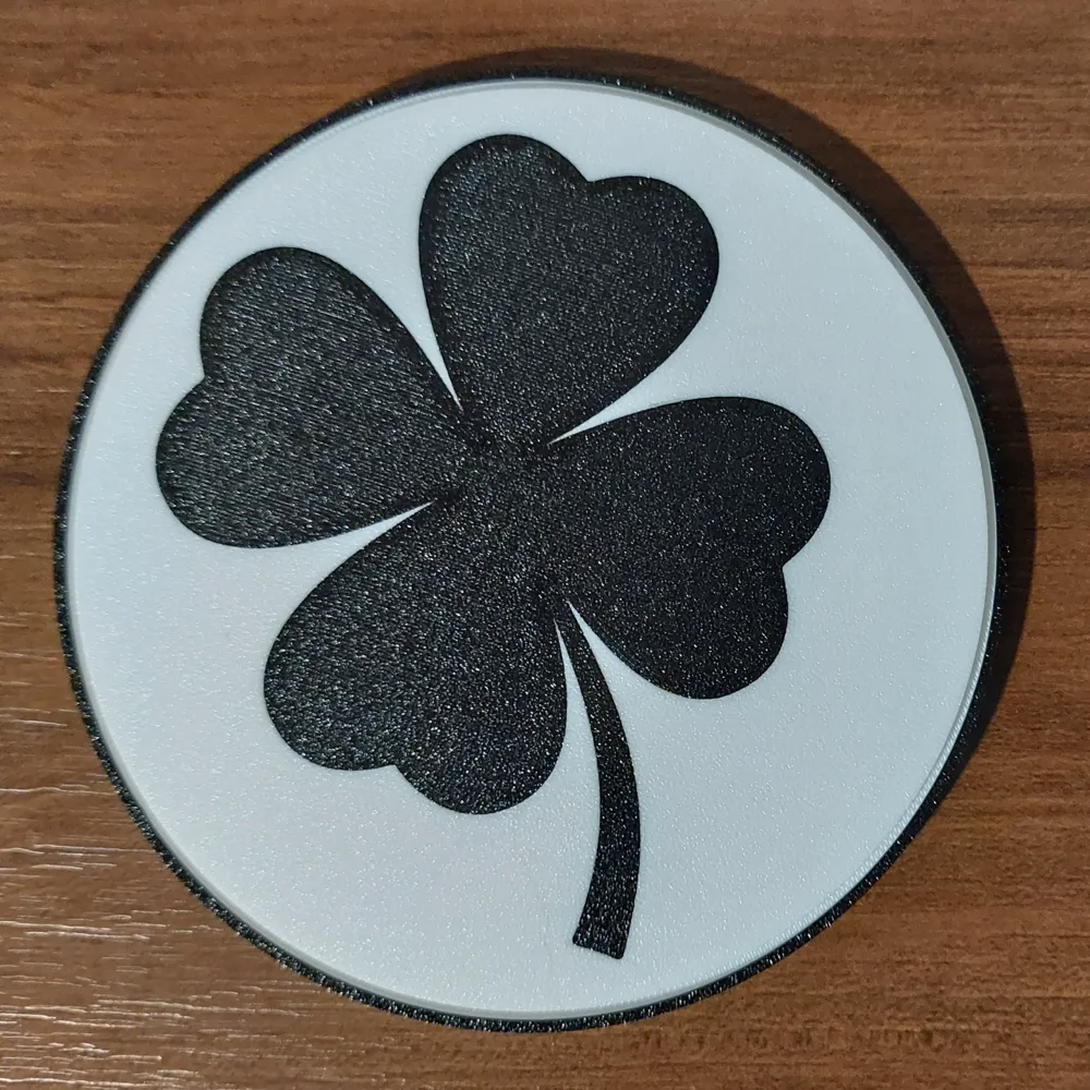 Good luck charm coaster by CustomCreations - MakerWorld