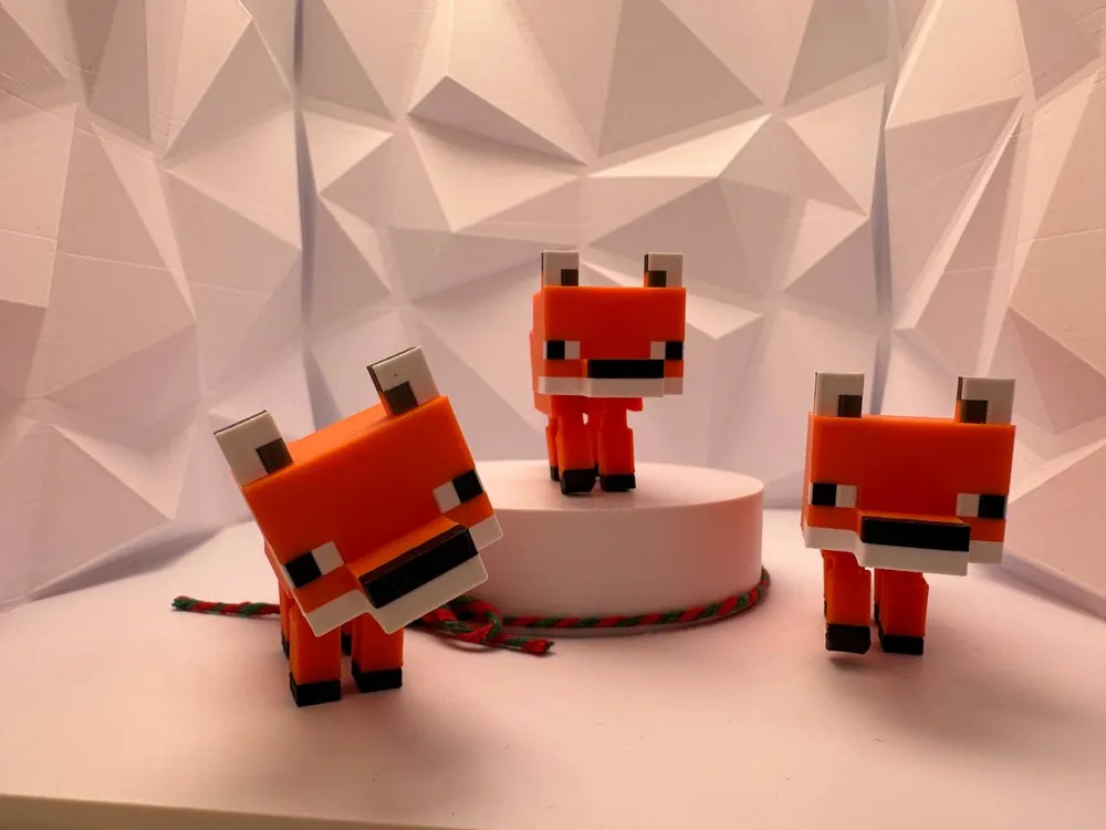 Minecraft Fox Articulated by kirimba MakerWorld: Download Free 3D Models