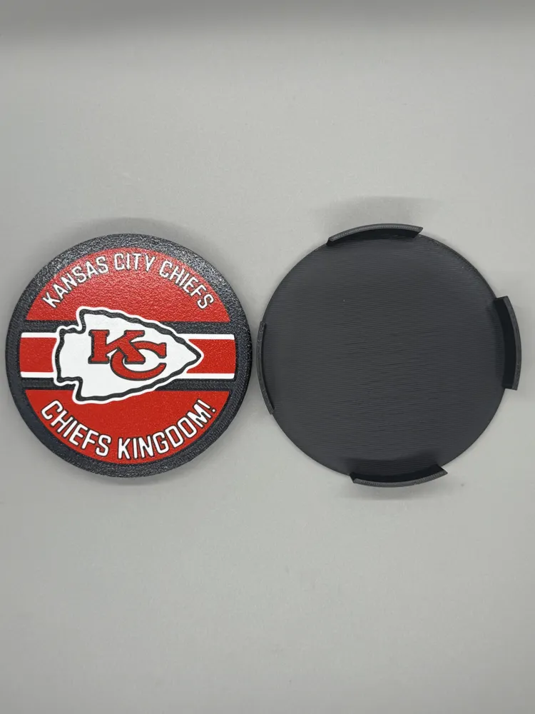 Kansas City Chiefs Kingdom Coaster and Holder by AJPPrints MakerWorld ...