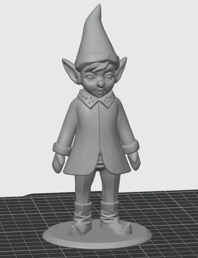 Figura de Elfo Navideño - Modelo de impresión 3D gratuito - MakerWorld