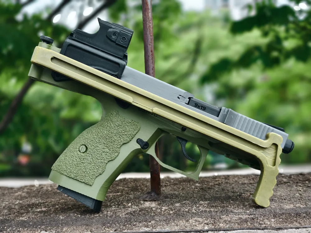 B&T USW A1 Pistol Carbine Weapon System Mini SMG - Free 3D Print Model ...