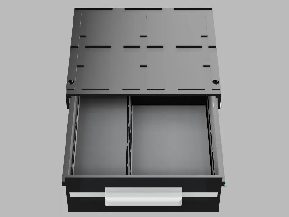 Magnetic Desk Underside Drawer - Free 3D Print Model - MakerWorld