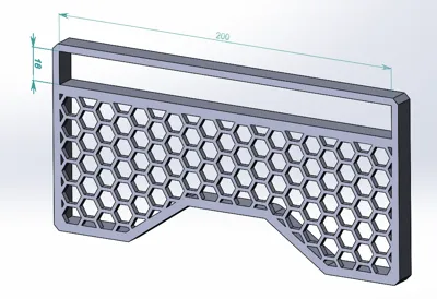 Monitor stand honeycomb by K2 Tech Designs MakerWorld: Download Free 3D ...