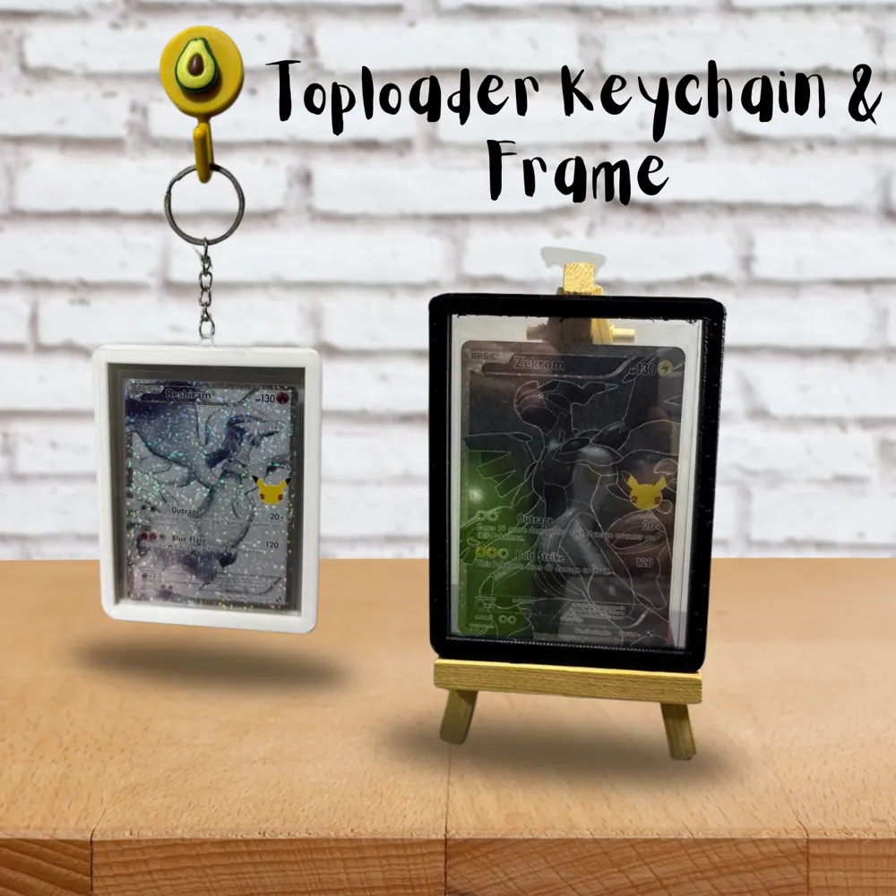 Toploader Keychain and Frame by Xiao Ming's Backyard MakerWorld ...