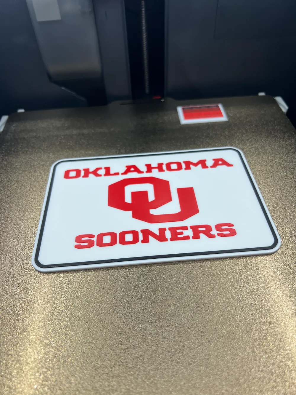 Oklahoma Sooner Sign - Free 3D Print Model - MakerWorld