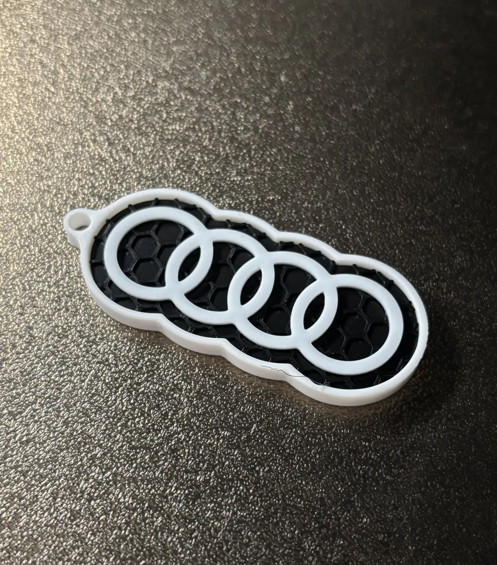Audi Keychain - Free 3D Print Model - MakerWorld