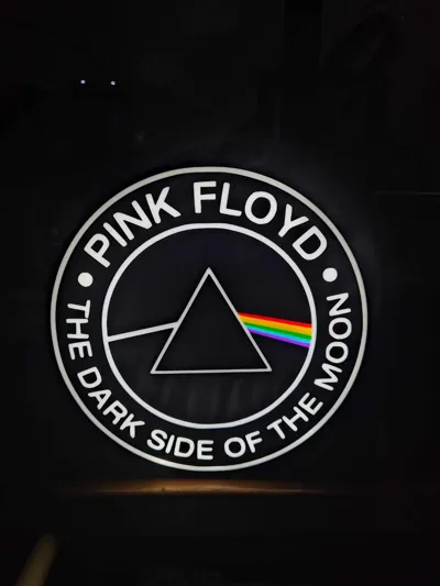 Dark Side Of The Moon - Pink Floyd Style Coaster by Robert85 - MakerWorld