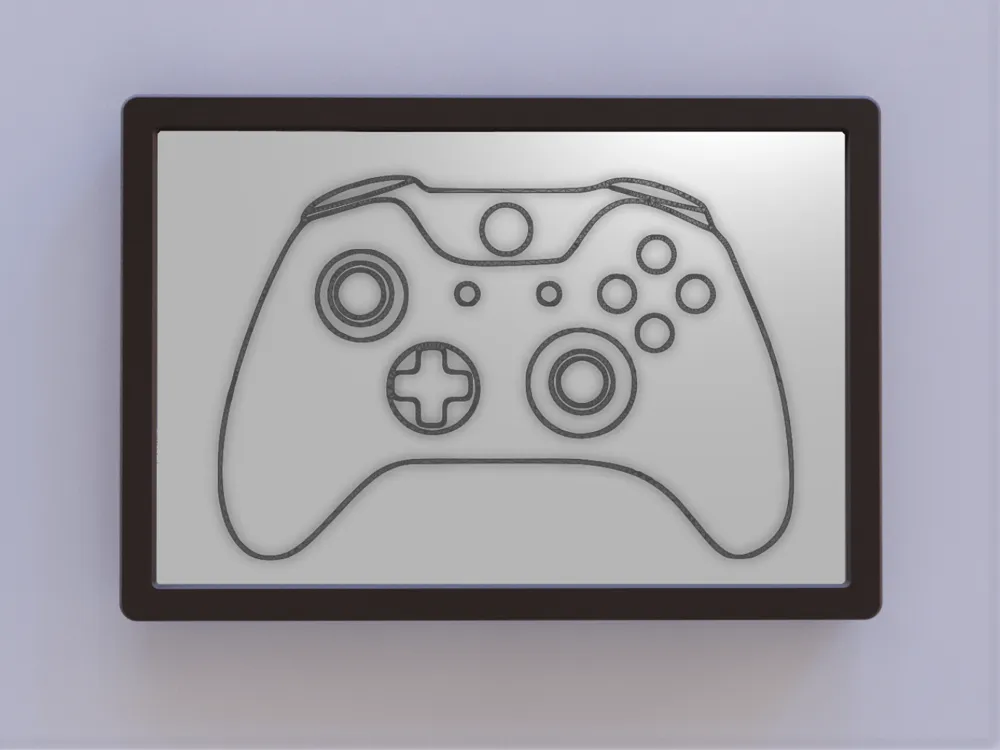 Xbox Controller Patent Art by Ken Mills - MakerWorld
