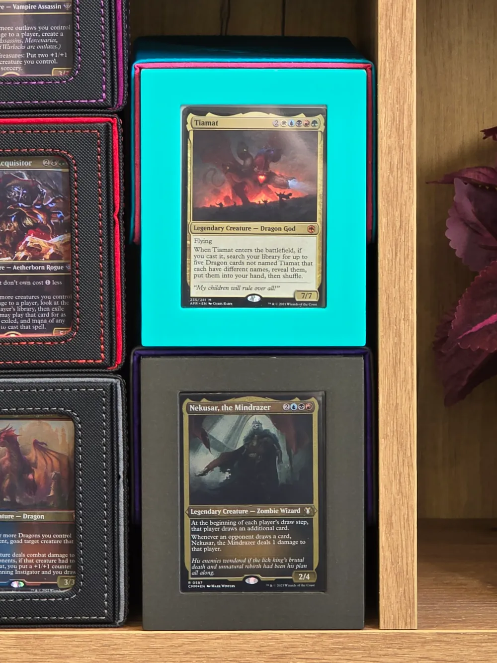 Commander card window for MTG Academic deck box by Voidsheep MakerWorld ...