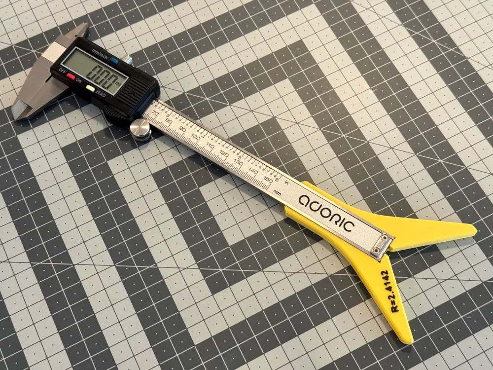 Magnetic Caliper Fillet Radius Gauge - Free 3D Print Model - MakerWorld
