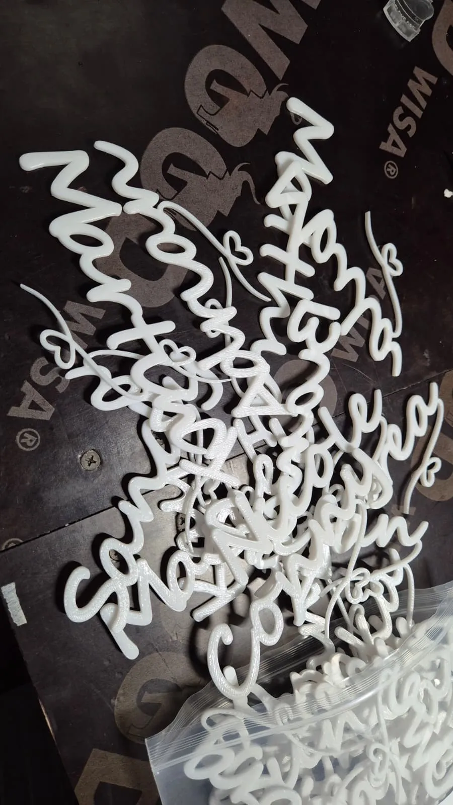 Glass Name Tags over 200 Names - Free 3D Print Model - MakerWorld