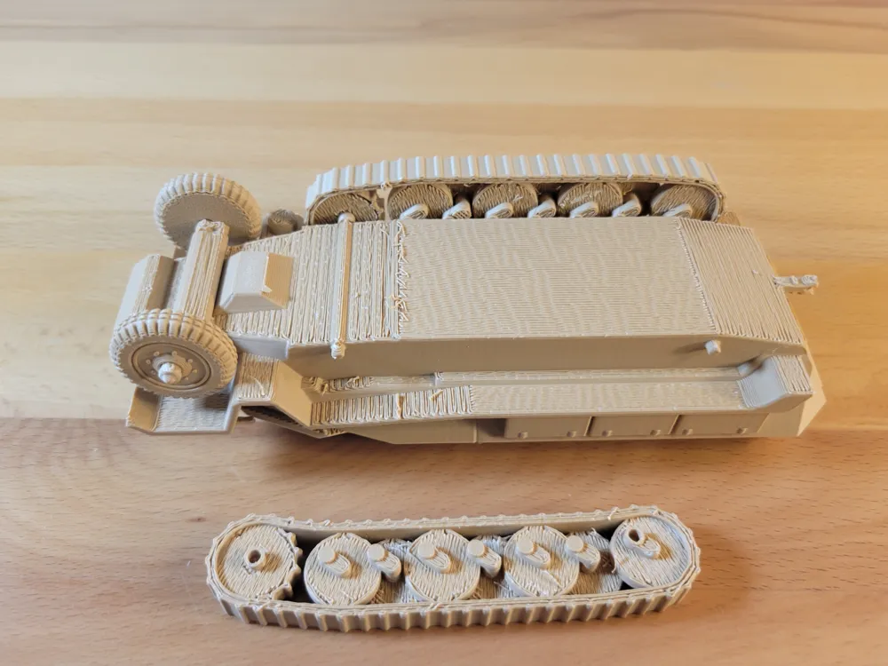 German Halftrack - Free 3D Print Model - MakerWorld