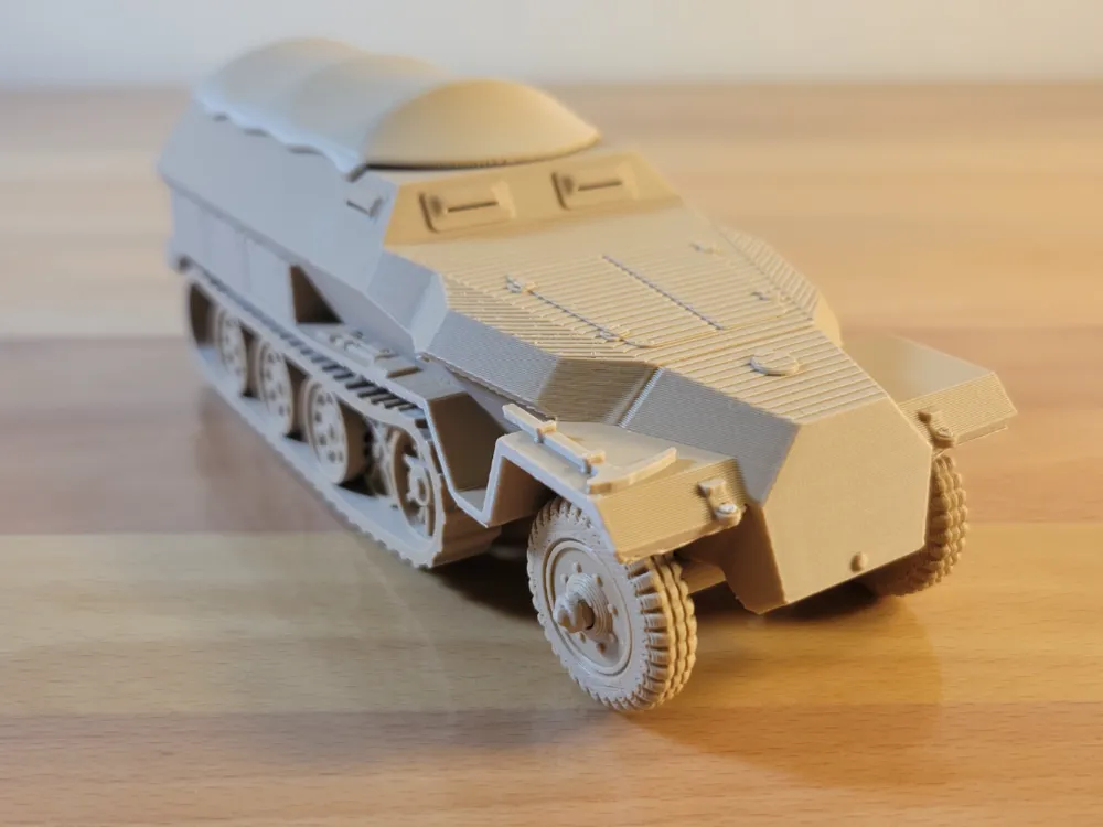German Halftrack Remixed by Sgt. Hawk - MakerWorld