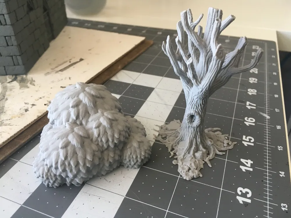 Versatile Tree / bush - tabletop terrain Remixed by everythingDND ...