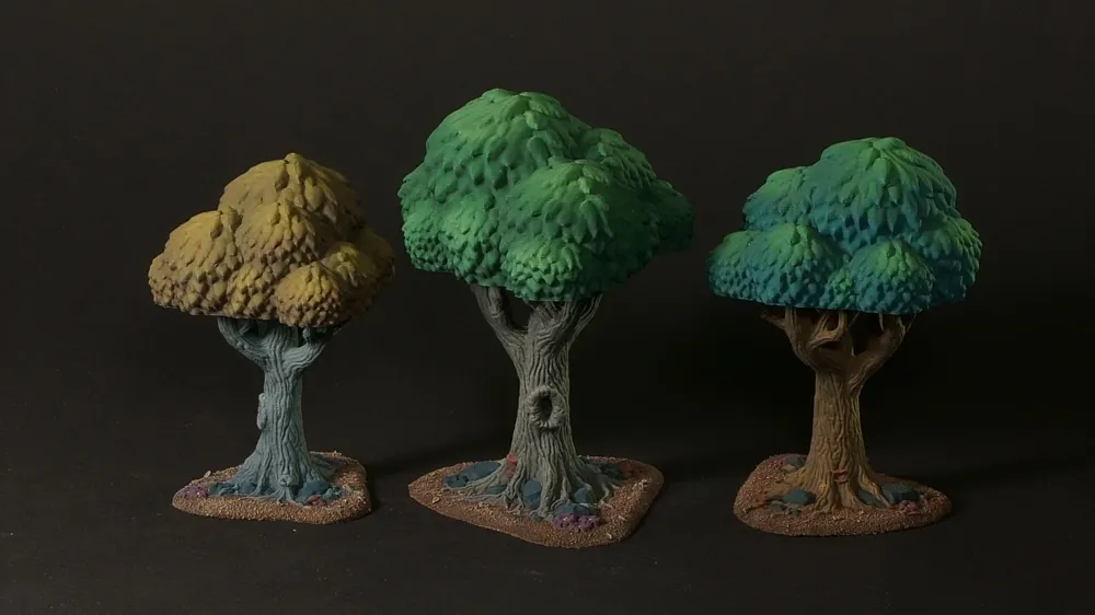 Versatile Tree / bush - tabletop terrain Remixed by everythingDND ...