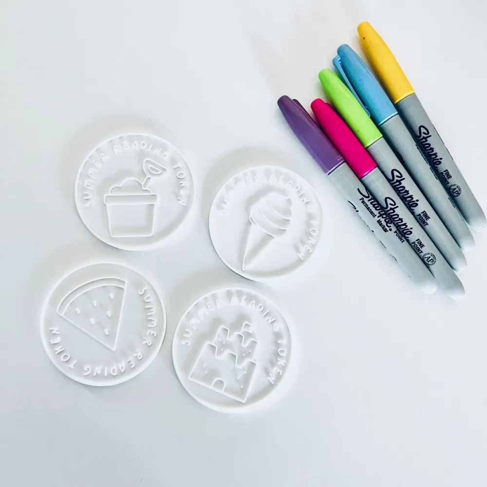 Reading tokens - coloring set #2 by outofthesensorybin MakerWorld ...