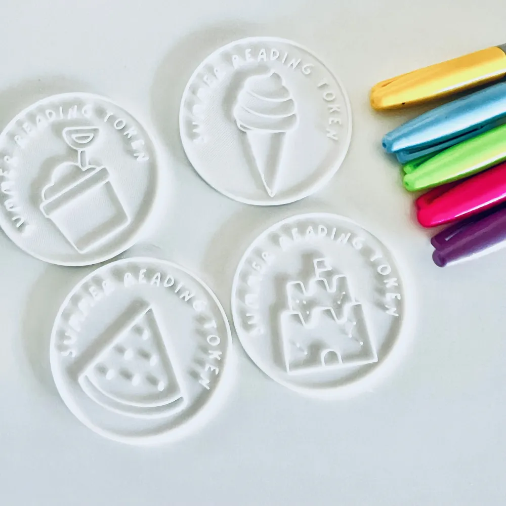 Reading tokens - coloring set #2 by outofthesensorybin MakerWorld ...