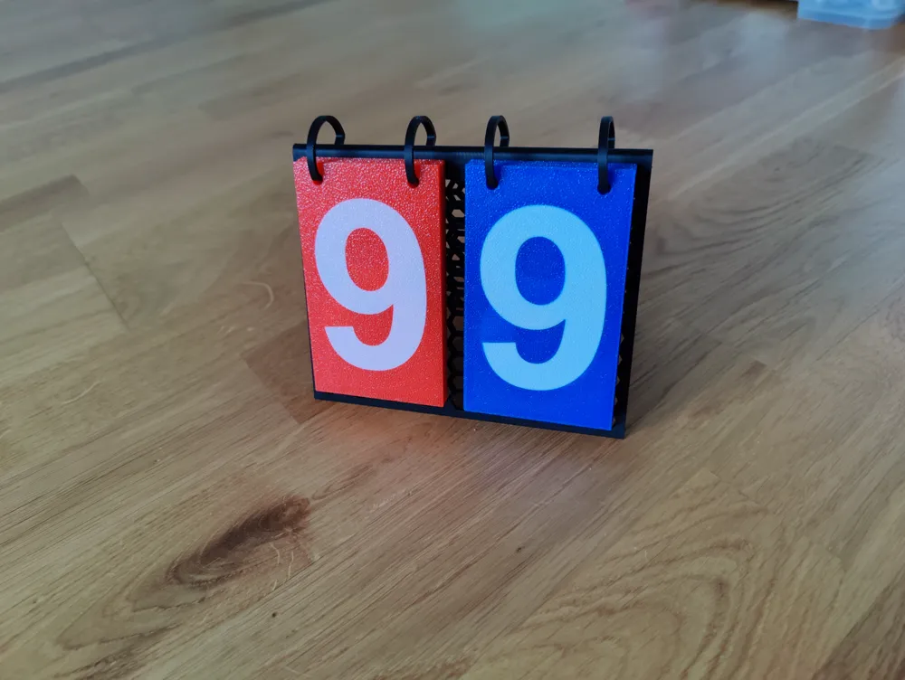 Flip scoreboard - Free 3D Print Model - MakerWorld