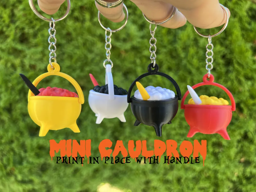 DIY Mini Cauldron Ornament with Hidden Compartment by NUKDDD MakerWorld ...