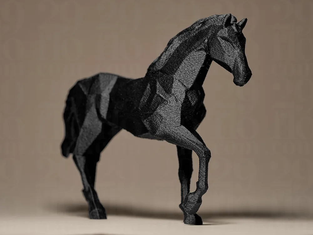 Geometric HORSE Figurine - Free 3D Print Model - MakerWorld